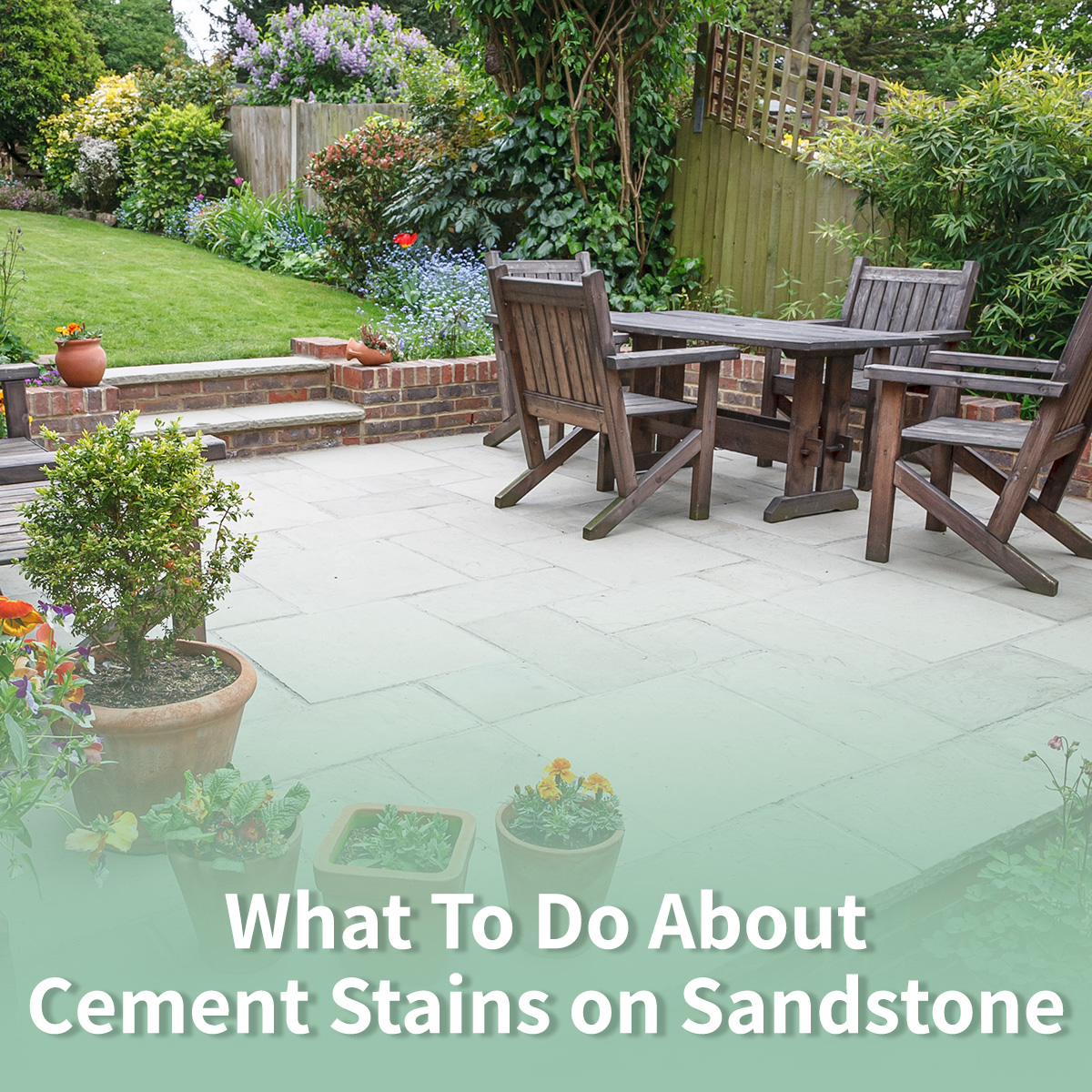 What To Do About Cement Stains on Sandstone