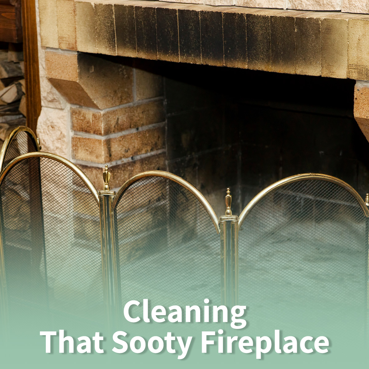 How do you clean off that stubborn sooty residue?
